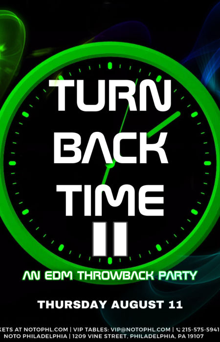 Tickets for Turn Back Time II: An EDM Throwback Party @ NOTO ...
