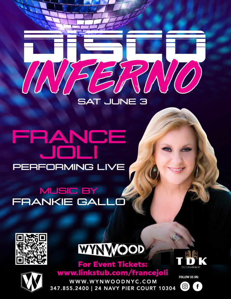Tickets for DISCO INFERNO Ft. FRANCE JOLI . June 3rd | linkstub