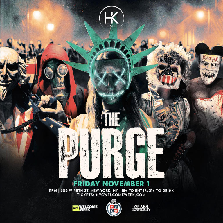 Tickets for THE PURGE HALLOWEEN PARTY (18+), New York | Linkstub