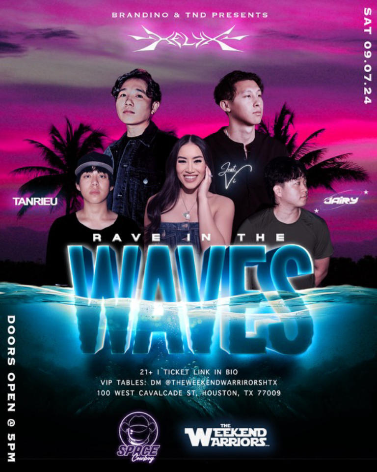 Tickets for RAVE IN THE WAVES, Houston | Linkstub