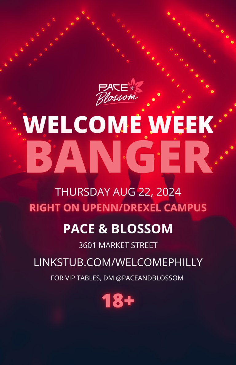 Tickets for (18+) Welcome Week Banger @ PACE & BLOSSOM, Philadelphia | Linkstub