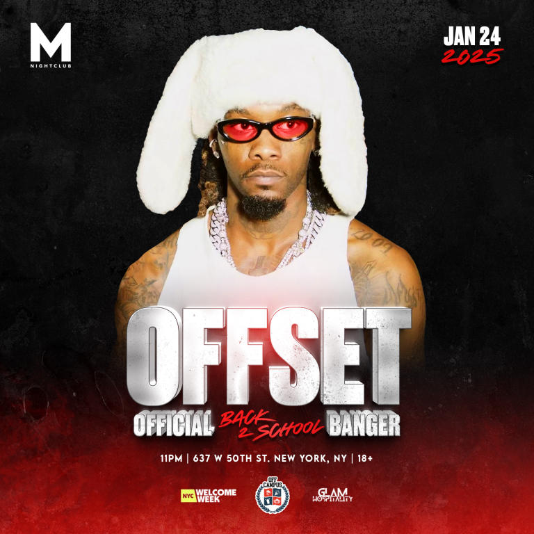Tickets for (18+) OFFSET LIVE PERFORMANCE: BACK TO SCHOOL BANGER 1/24 ...